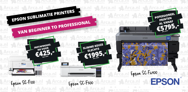 Wat is sublimatie? En hoe kun je dit zelf doen? - Arca Printers & Supplies